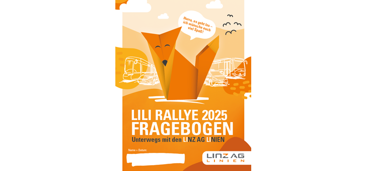 Ferienaktion LILI Rallye der LINZ AG LINIEN